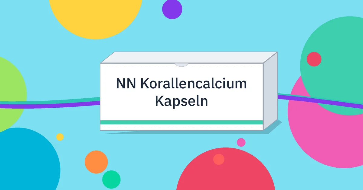 Symbolbild: Packung mit der Aufschrift NN Korallencalcium Kapseln (PZN 15321483) – Verfügbarkeit und Bezug in Apotheken in Frankfurt am Main