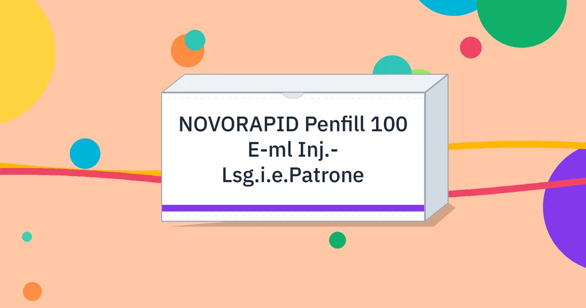 Symbolbild: Packung mit der Aufschrift NOVORAPID Penfill 100 E-ml Inj.-Lsg.i.e.Patrone (PZN 04471328) – Verfügbarkeit und Bezug in Apotheken in Frankfurt am Main