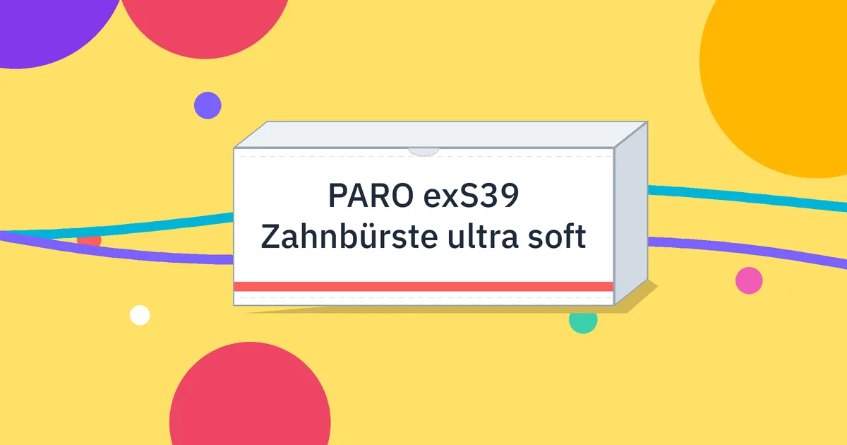 Symbolbild: Packung mit der Aufschrift PARO exS39 Zahnbürste ultra soft (PZN 17372148) – Verfügbarkeit und Bezug in Apotheken in Frankfurt am Main
