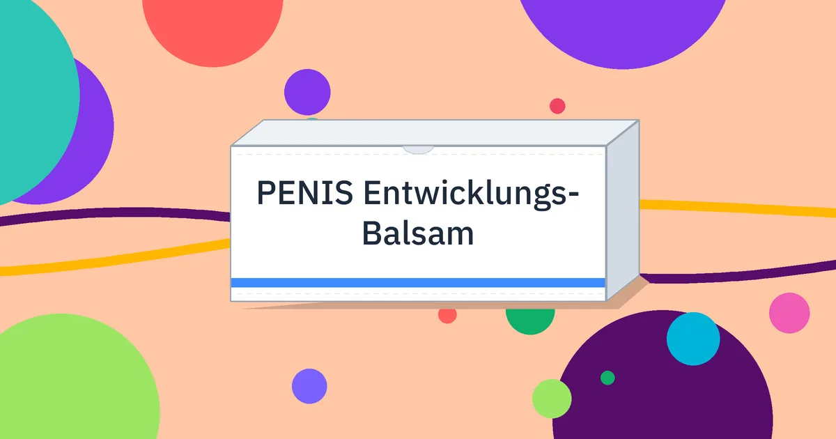 Symbolbild: Packung mit der Aufschrift PENIS Entwicklungs-Balsam (PZN 10039724) – Verfügbarkeit und Bezug in Apotheken in Frankfurt am Main