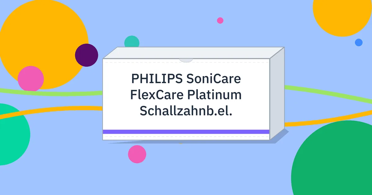 Symbolbild: Packung mit der Aufschrift PHILIPS SoniCare FlexCare Platinum Schallzahnb.el. (PZN 12375484) – Verfügbarkeit und Bezug in Apotheken in Frankfurt am Main