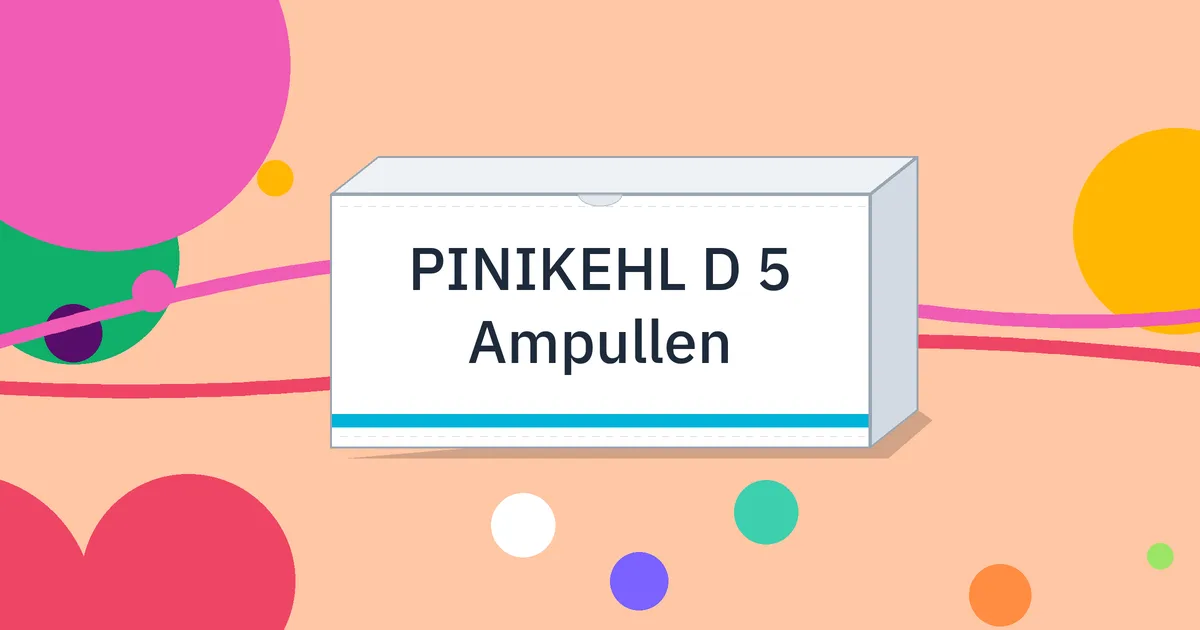 Symbolbild: Packung mit der Aufschrift PINIKEHL D 5 Ampullen (PZN 04549059) – Verfügbarkeit und Bezug in Apotheken in Frankfurt am Main