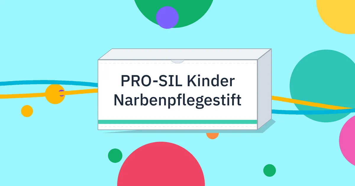Symbolbild: Packung mit der Aufschrift PRO-SIL Kinder Narbenpflegestift (PZN 09081980) – Verfügbarkeit und Bezug in Apotheken in Frankfurt am Main