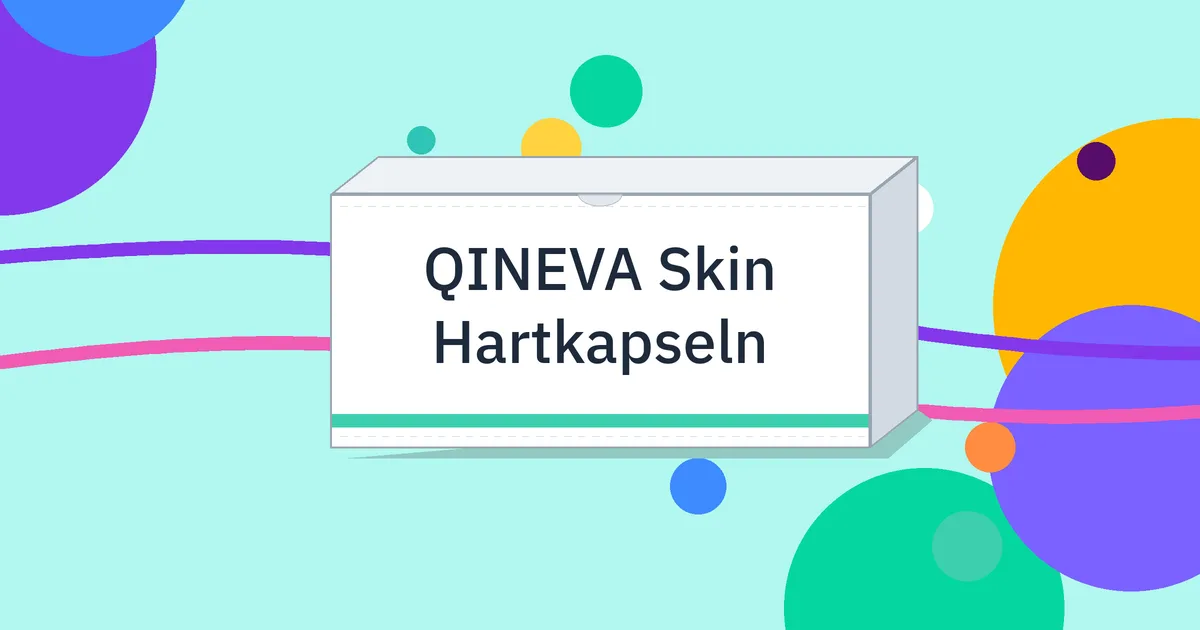 Symbolbild: Packung mit der Aufschrift QINEVA Skin Hartkapseln (PZN 19358856) – Verfügbarkeit und Bezug in Apotheken in Frankfurt am Main