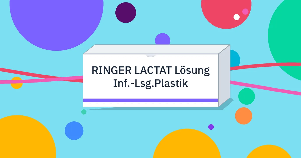 Symbolbild: Packung mit der Aufschrift RINGER LACTAT Lösung Inf.-Lsg.Plastik (PZN 02349669) – Verfügbarkeit und Bezug in Apotheken in Frankfurt am Main
