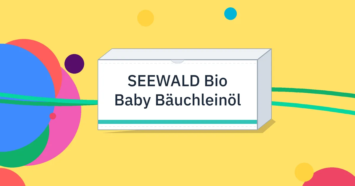 Symbolbild: Packung mit der Aufschrift SEEWALD Bio Baby Bäuchleinöl (PZN 19547037) – Verfügbarkeit und Bezug in Apotheken in Frankfurt am Main