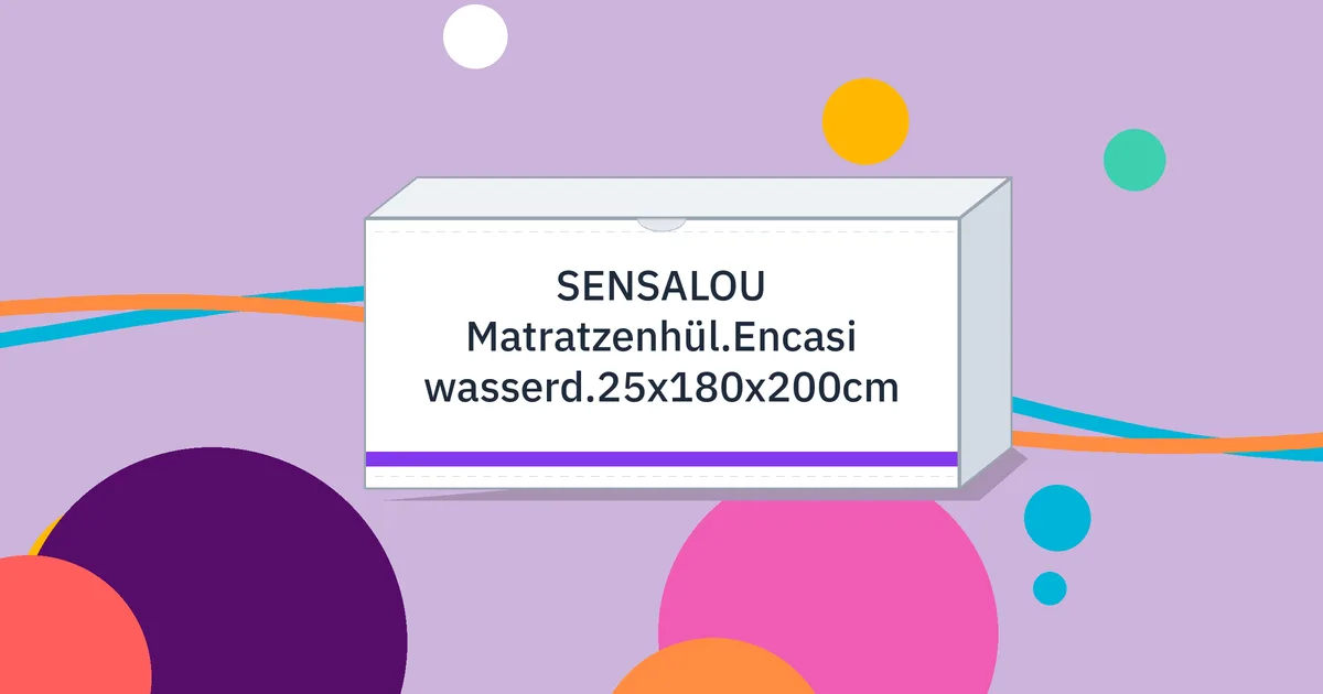 Symbolbild: Packung mit der Aufschrift SENSALOU Matratzenhül.Encasi wasserd.25x180x200cm (PZN 18302598) – Verfügbarkeit und Bezug in Apotheken in Frankfurt am Main