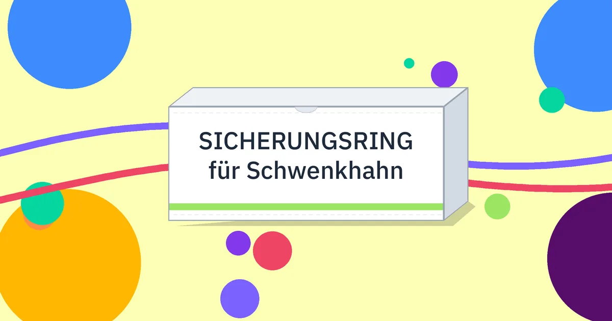 Symbolbild: Packung mit der Aufschrift SICHERUNGSRING für Schwenkhahn (PZN 16938955) – Verfügbarkeit und Bezug in Apotheken in Frankfurt am Main