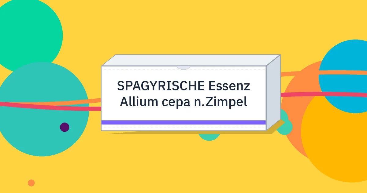 Symbolbild: Packung mit der Aufschrift SPAGYRISCHE Essenz Allium cepa n.Zimpel (PZN 00915521) – Verfügbarkeit und Bezug in Apotheken in Frankfurt am Main