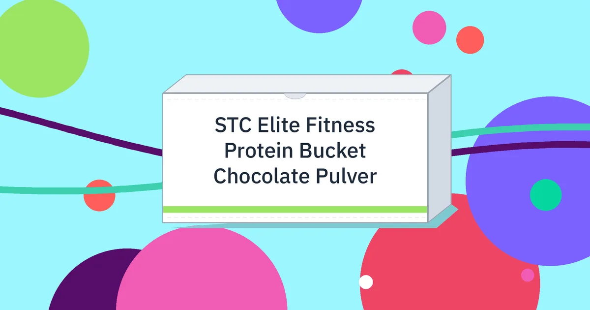 Symbolbild: Packung mit der Aufschrift STC Elite Fitness Protein Bucket Chocolate Pulver (PZN 15392069) – Verfügbarkeit und Bezug in Apotheken in Frankfurt am Main