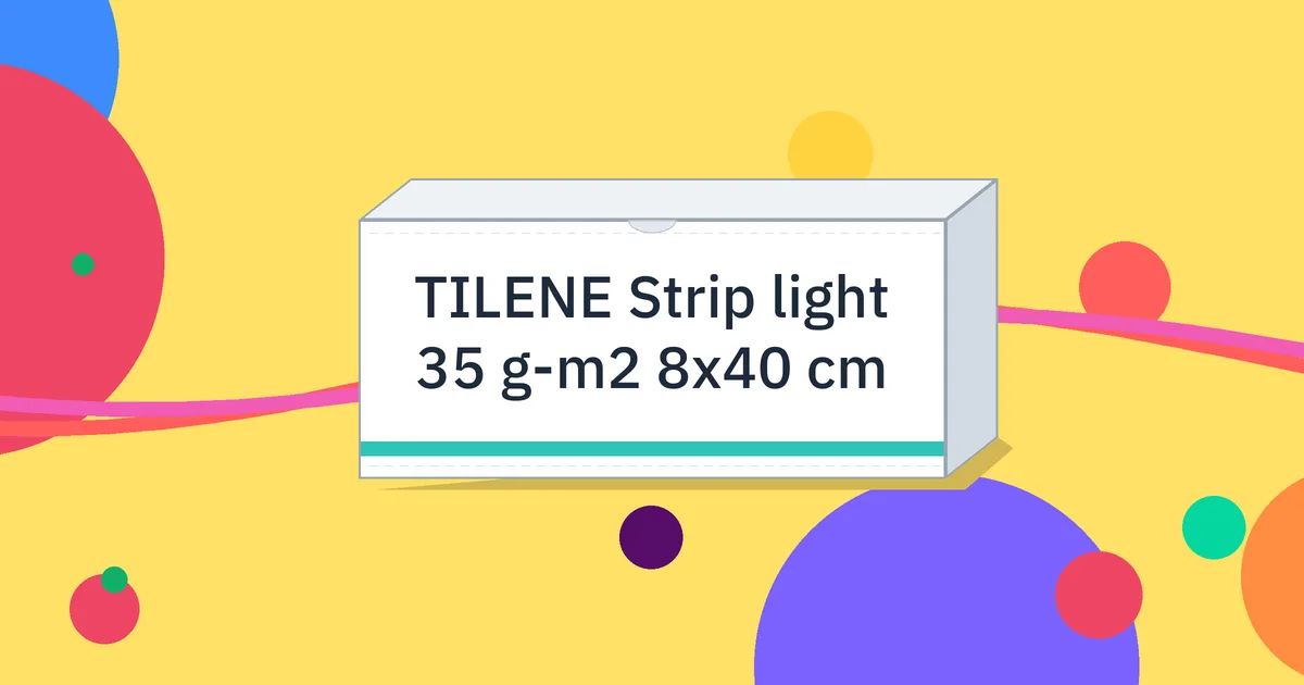Symbolbild: Packung mit der Aufschrift TILENE Strip light 35 g-m2 8x40 cm (PZN 18158049) – Verfügbarkeit und Bezug in Apotheken in Frankfurt am Main