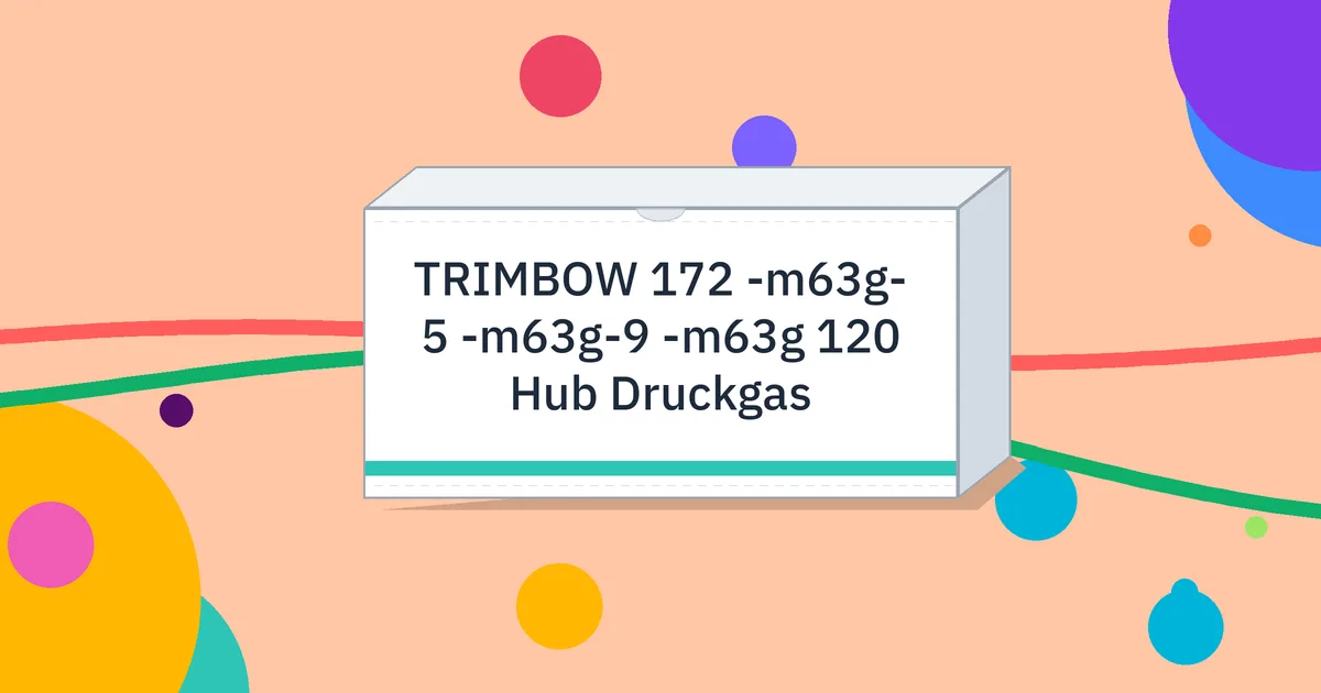 Symbolbild: Packung mit der Aufschrift TRIMBOW 172 -m63g-5 -m63g-9 -m63g 120 Hub Druckgas (PZN 20189703) – Verfügbarkeit und Bezug in Apotheken in Frankfurt am Main