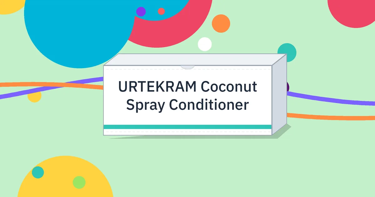 Symbolbild: Packung mit der Aufschrift URTEKRAM Coconut Spray Conditioner (PZN 19477940) – Verfügbarkeit und Bezug in Apotheken in Frankfurt am Main