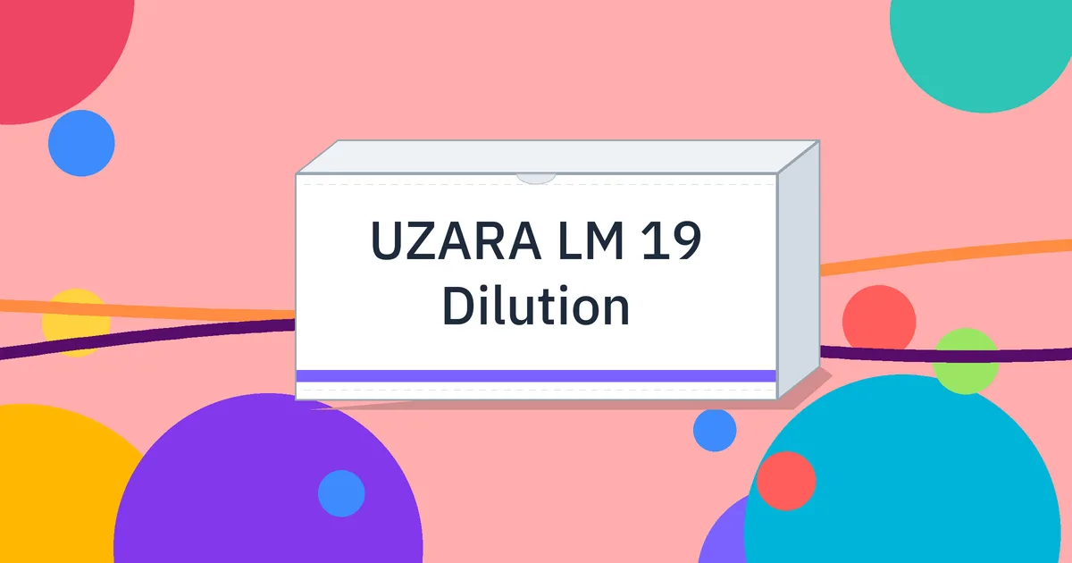 Symbolbild: Packung mit der Aufschrift UZARA LM 19 Dilution (PZN 13260062) – Verfügbarkeit und Bezug in Apotheken in Frankfurt am Main