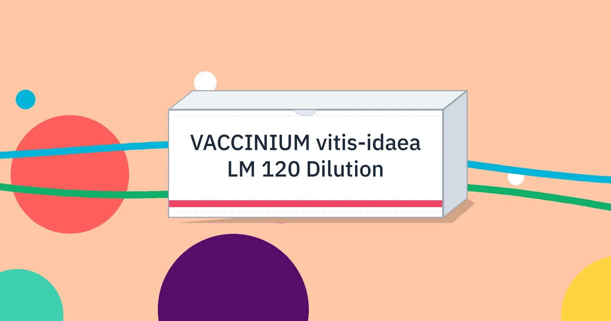 Symbolbild: Packung mit der Aufschrift VACCINIUM vitis-idaea LM 120 Dilution (PZN 13261340) – Verfügbarkeit und Bezug in Apotheken in Frankfurt am Main