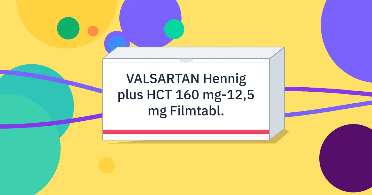 Symbolbild: Packung mit der Aufschrift VALSARTAN Hennig plus HCT 160 mg-12,5 mg Filmtabl. (PZN 09067365) – Verfügbarkeit und Bezug in Apotheken in Frankfurt am Main