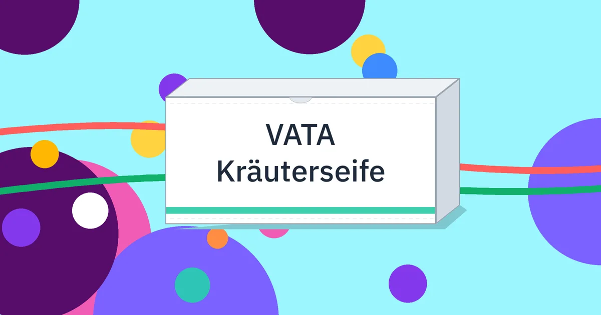 Symbolbild: Packung mit der Aufschrift VATA Kräuterseife (PZN 01745914) – Verfügbarkeit und Bezug in Apotheken in Frankfurt am Main