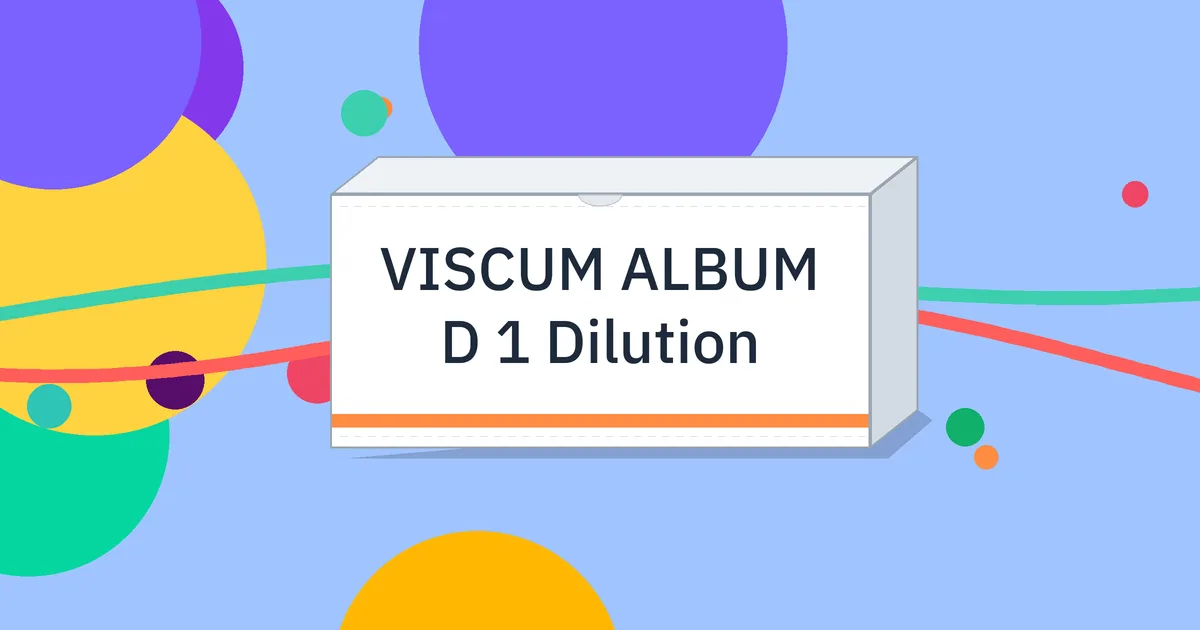 Symbolbild: Packung mit der Aufschrift VISCUM ALBUM D 1 Dilution (PZN 02128342) – Verfügbarkeit und Bezug in Apotheken in Frankfurt am Main