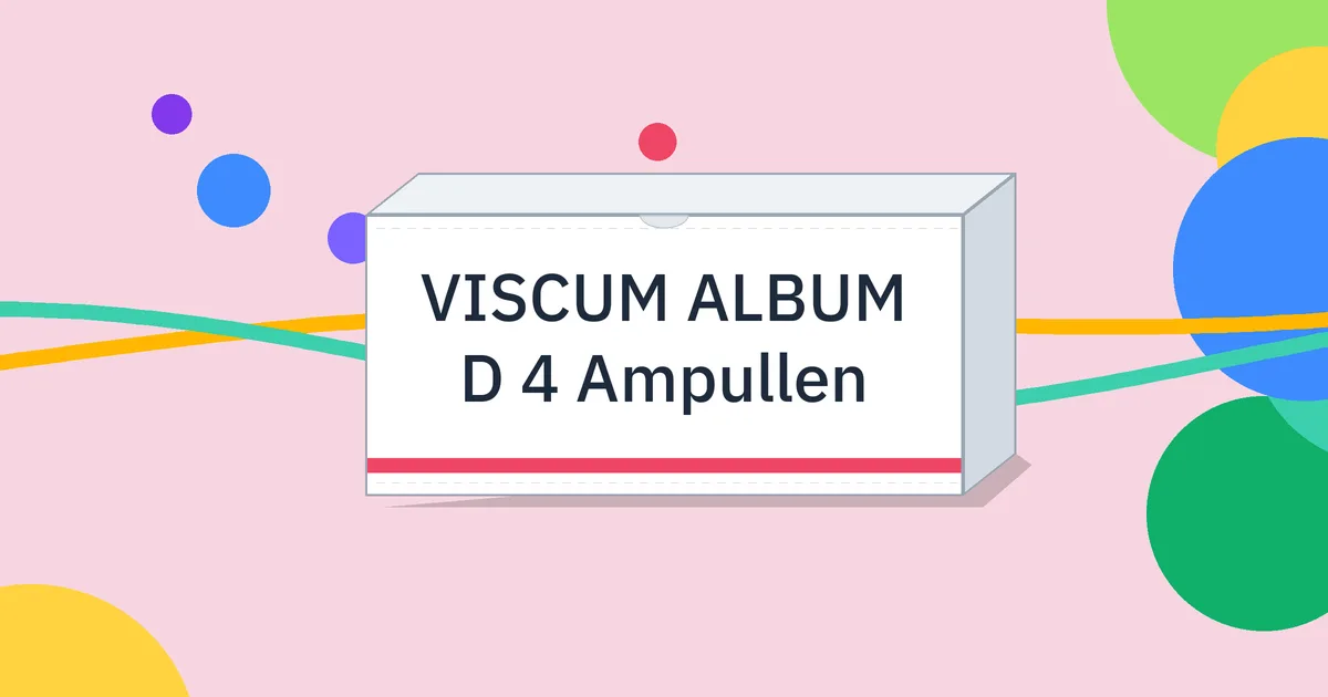 Symbolbild: Packung mit der Aufschrift VISCUM ALBUM D 4 Ampullen (PZN 11708883) – Verfügbarkeit und Bezug in Apotheken in Frankfurt am Main