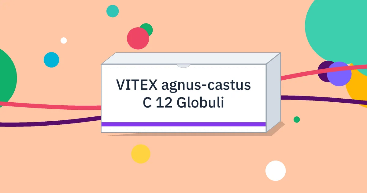 Symbolbild: Packung mit der Aufschrift VITEX agnus-castus C 12 Globuli (PZN 16671222) – Verfügbarkeit und Bezug in Apotheken in Frankfurt am Main
