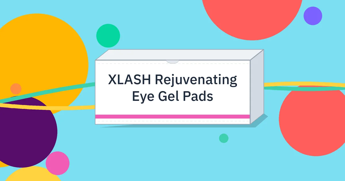 Symbolbild: Packung mit der Aufschrift XLASH Rejuvenating Eye Gel Pads (PZN 18080229) – Verfügbarkeit und Bezug in Apotheken in Frankfurt am Main