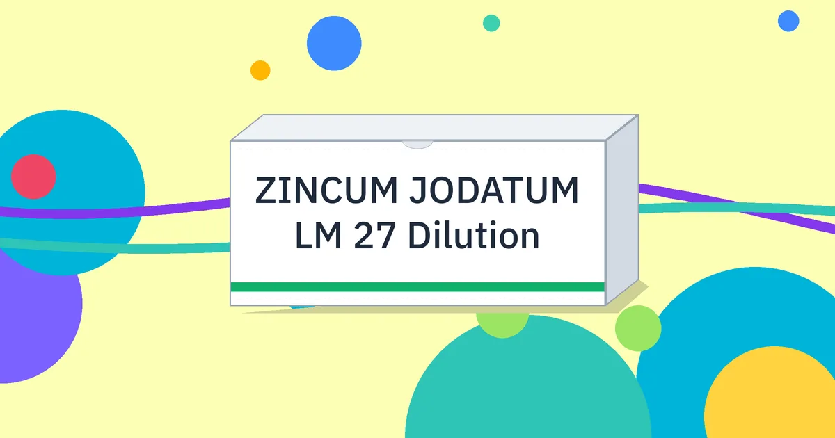 Symbolbild: Packung mit der Aufschrift ZINCUM JODATUM LM 27 Dilution (PZN 13294339) – Verfügbarkeit und Bezug in Apotheken in Frankfurt am Main