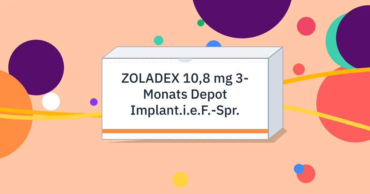 Symbolbild: Packung mit der Aufschrift ZOLADEX 10,8 mg 3-Monats Depot Implant.i.e.F.-Spr. (PZN 01661169) – Verfügbarkeit und Bezug in Apotheken in Frankfurt am Main