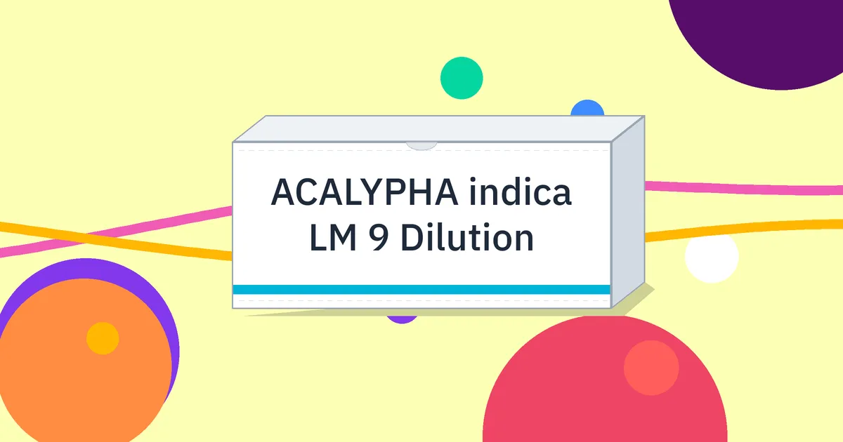Symbolbild: Packung mit der Aufschrift ACALYPHA indica LM 9 Dilution (PZN 13262279) – Verfügbarkeit und Bezug in Apotheken in Frankfurt am Main
