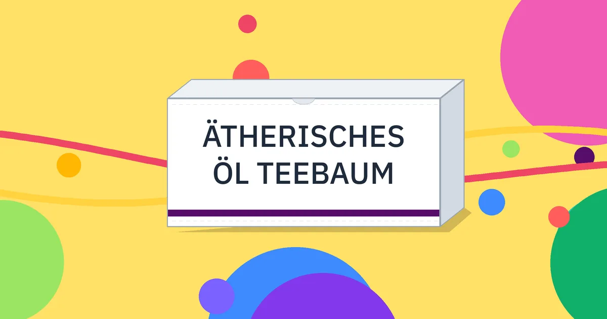 Symbolbild: Packung mit der Aufschrift ÄTHERISCHES ÖL TEEBAUM (PZN 20026533) – Verfügbarkeit und Bezug in Apotheken in Frankfurt am Main