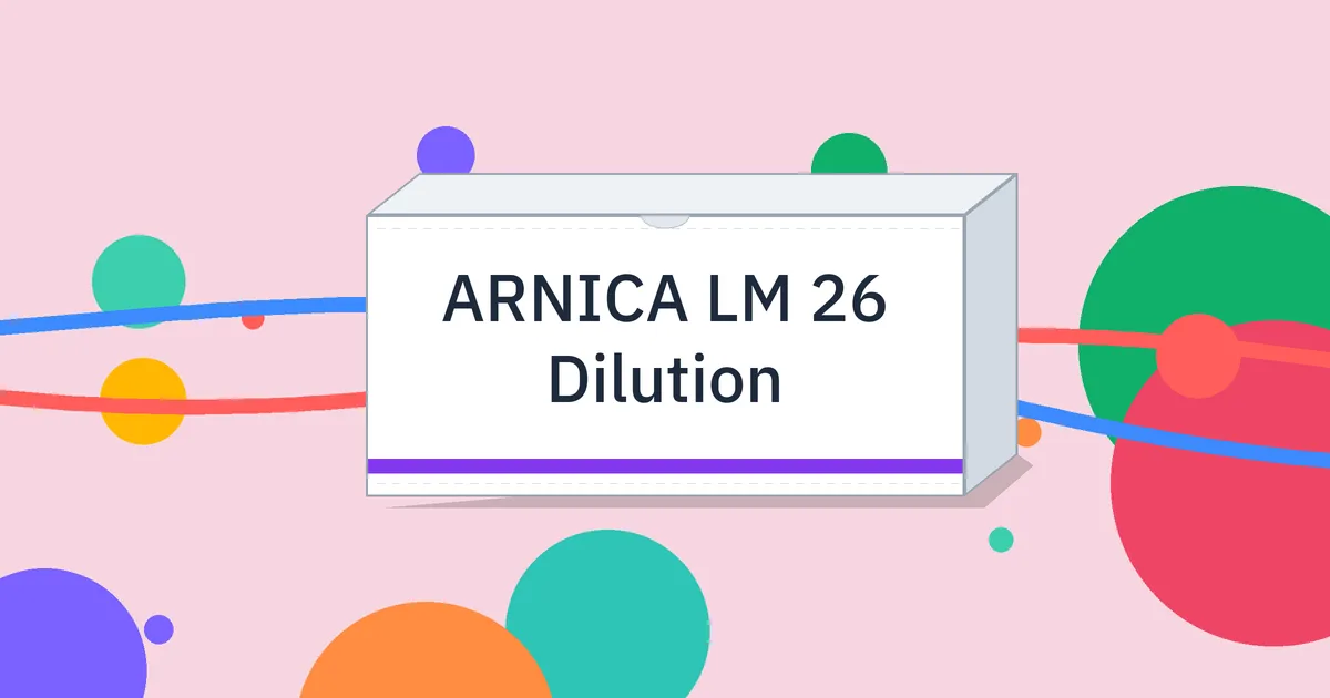 Symbolbild: Packung mit der Aufschrift ARNICA LM 26 Dilution (PZN 12770619) – Verfügbarkeit und Bezug in Apotheken in Frankfurt am Main