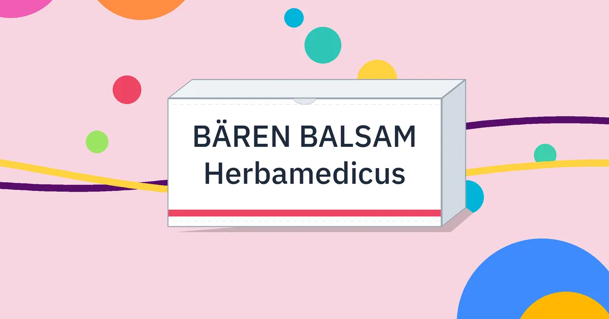 Symbolbild: Packung mit der Aufschrift BÄREN BALSAM Herbamedicus (PZN 14155025) – Verfügbarkeit und Bezug in Apotheken in Frankfurt am Main