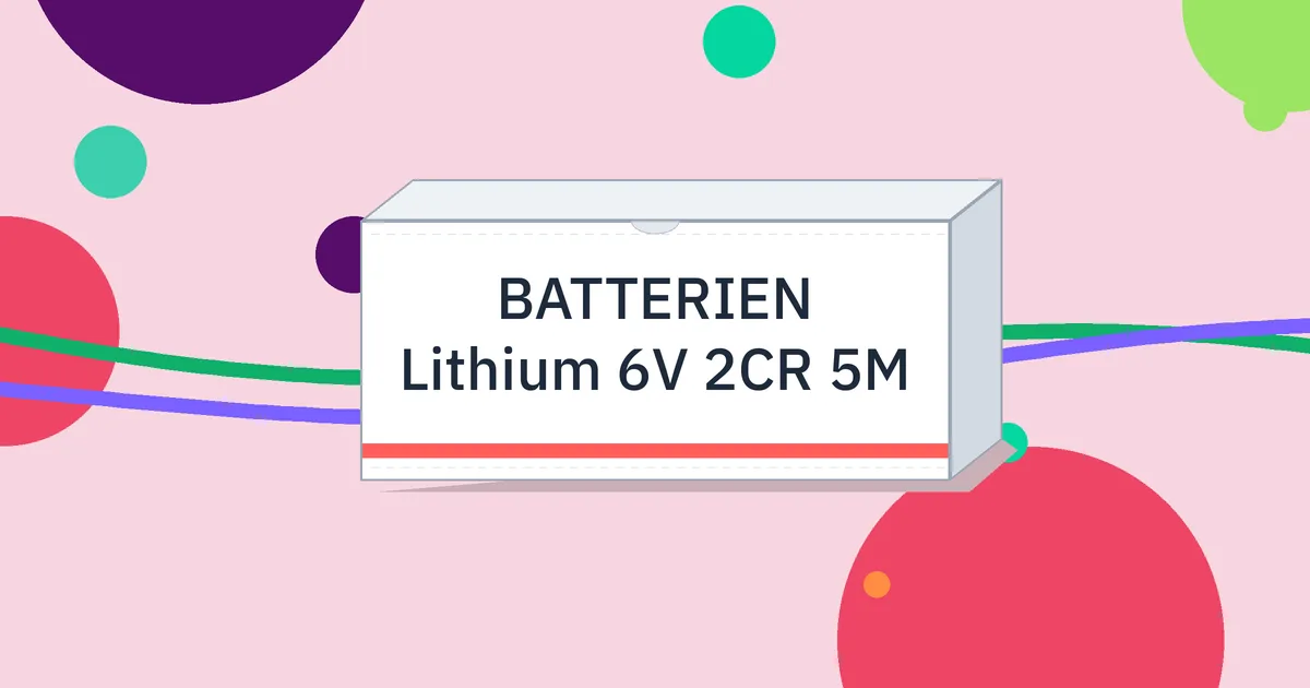 Symbolbild: Packung mit der Aufschrift BATTERIEN Lithium 6V 2CR 5M (PZN 02430064) – Verfügbarkeit und Bezug in Apotheken in Frankfurt am Main