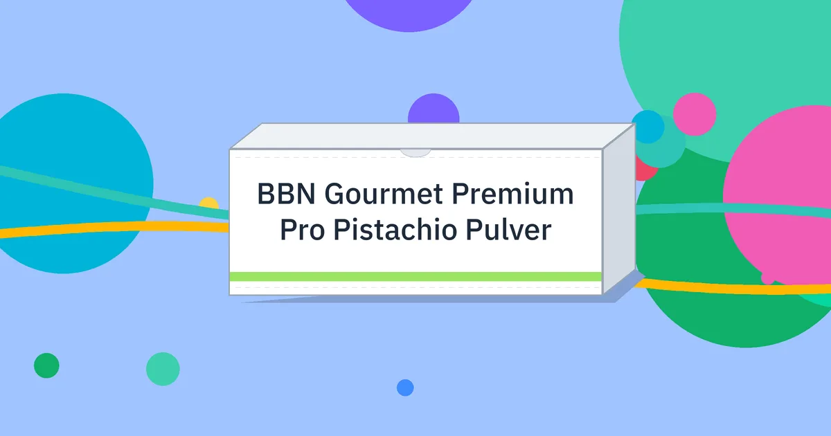 Symbolbild: Packung mit der Aufschrift BBN Gourmet Premium Pro Pistachio Pulver (PZN 16880598) – Verfügbarkeit und Bezug in Apotheken in Frankfurt am Main