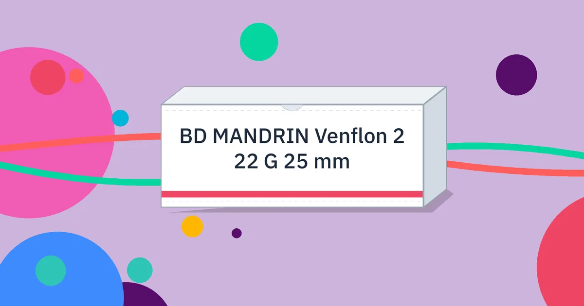 Symbolbild: Packung mit der Aufschrift BD MANDRIN Venflon 2 22 G 25 mm (PZN 13871452) – Verfügbarkeit und Bezug in Apotheken in Frankfurt am Main