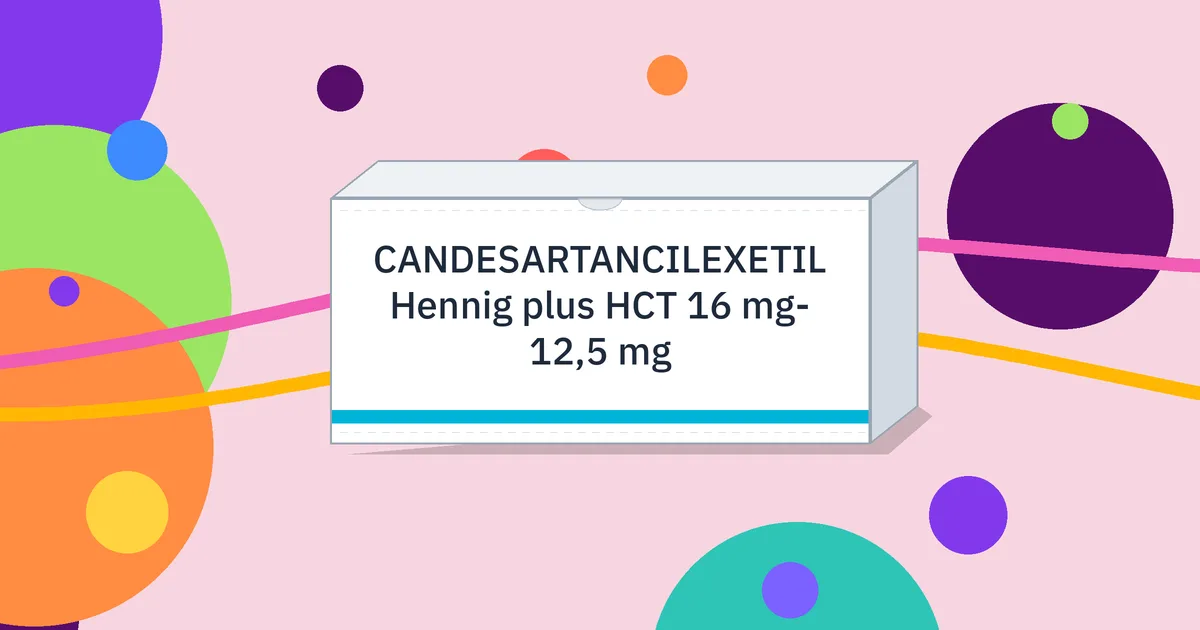 Symbolbild: Packung mit der Aufschrift CANDESARTANCILEXETIL Hennig plus HCT 16 mg-12,5 mg (PZN 09530923) – Verfügbarkeit und Bezug in Apotheken in Frankfurt am Main