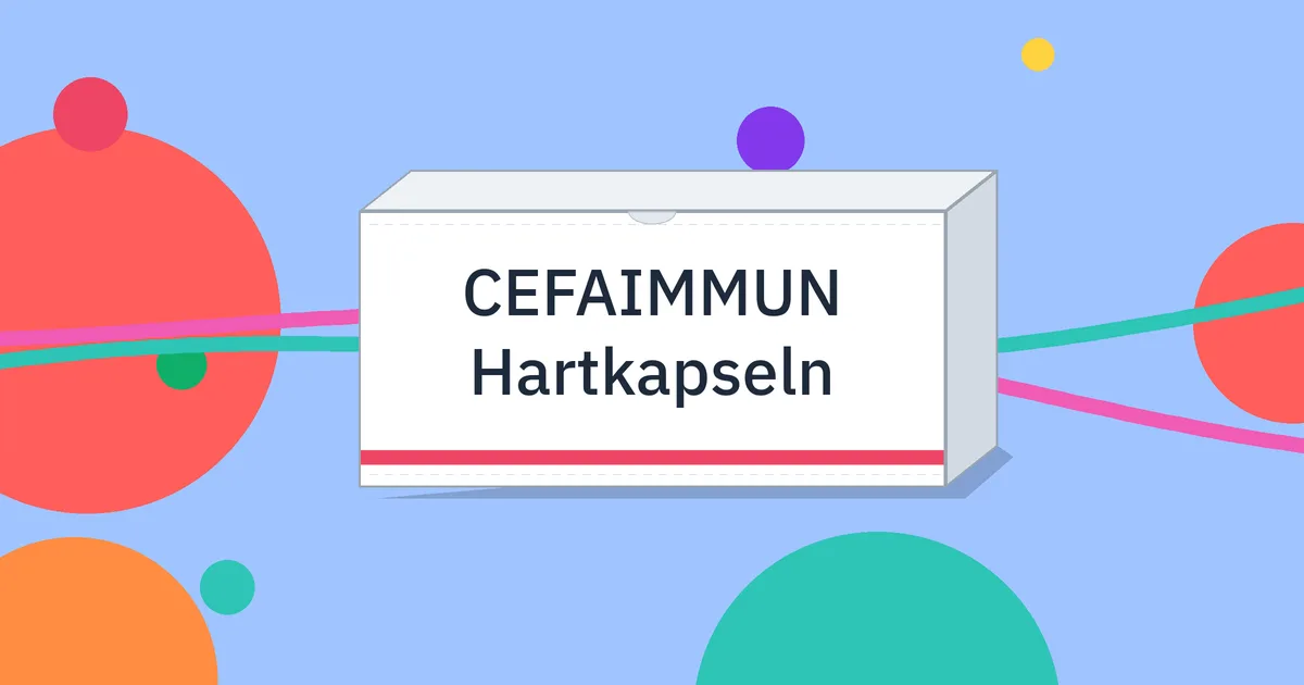 Symbolbild: Packung mit der Aufschrift CEFAIMMUN Hartkapseln (PZN 16833966) – Verfügbarkeit und Bezug in Apotheken in Frankfurt am Main