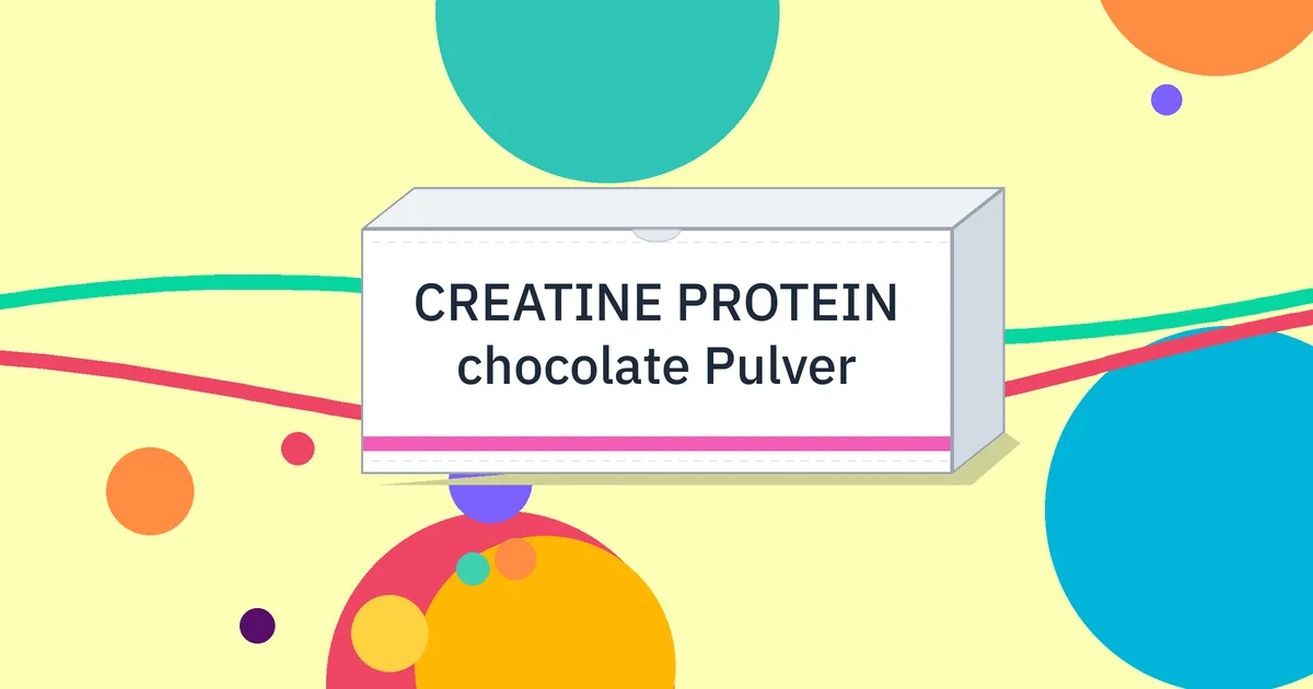 Symbolbild: Packung mit der Aufschrift CREATINE PROTEIN chocolate Pulver (PZN 11617301) – Verfügbarkeit und Bezug in Apotheken in Frankfurt am Main