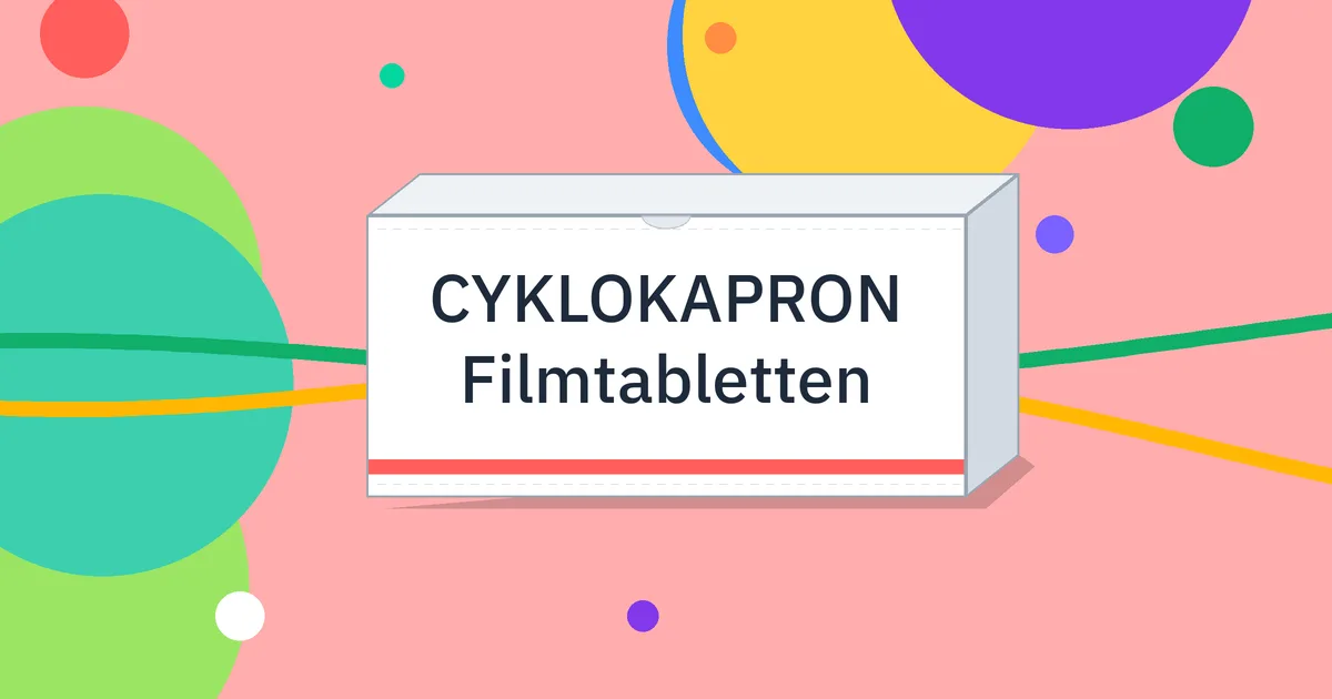 Symbolbild: Packung mit der Aufschrift CYKLOKAPRON Filmtabletten (PZN 12896941) – Verfügbarkeit und Bezug in Apotheken in Frankfurt am Main