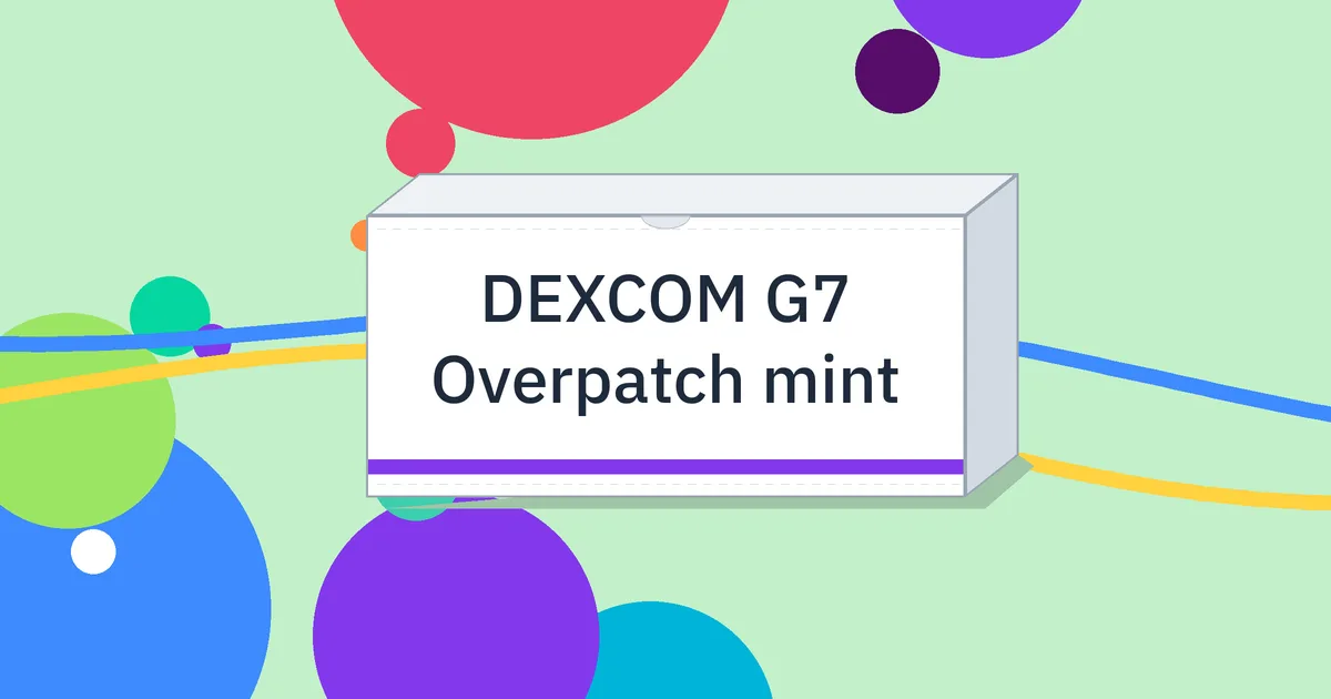 Symbolbild: Packung mit der Aufschrift DEXCOM G7 Overpatch mint (PZN 19866251) – Verfügbarkeit und Bezug in Apotheken in Frankfurt am Main