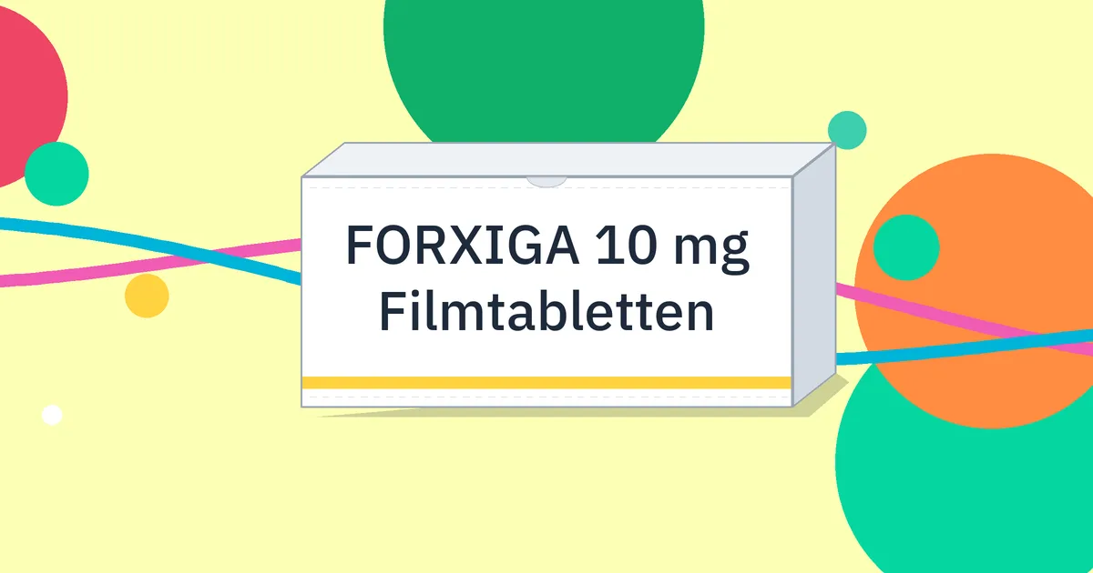 Symbolbild: Packung mit der Aufschrift FORXIGA 10 mg Filmtabletten (PZN 18762012) – Verfügbarkeit und Bezug in Apotheken in Frankfurt am Main