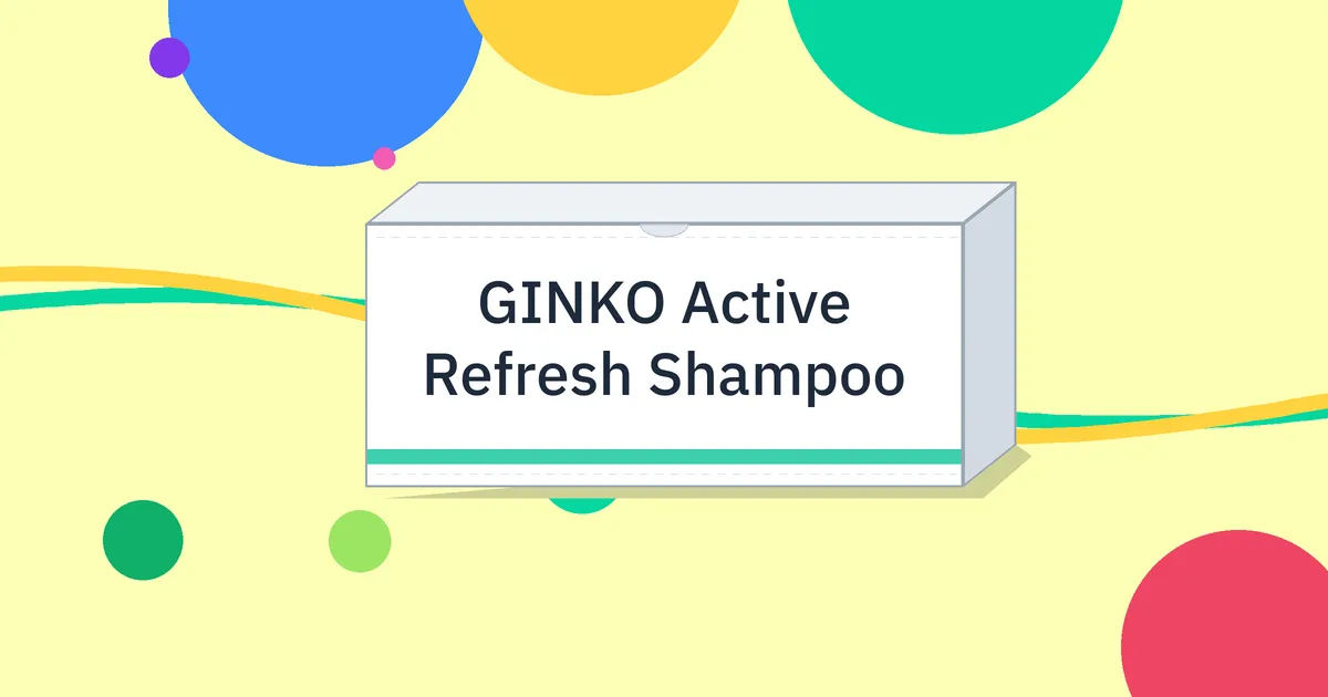 Symbolbild: Packung mit der Aufschrift GINKO Active Refresh Shampoo (PZN 12413641) – Verfügbarkeit und Bezug in Apotheken in Frankfurt am Main