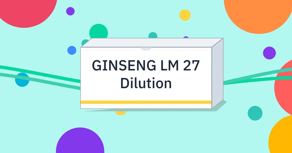 Symbolbild: Packung mit der Aufschrift GINSENG LM 27 Dilution (PZN 12878707) – Verfügbarkeit und Bezug in Apotheken in Frankfurt am Main