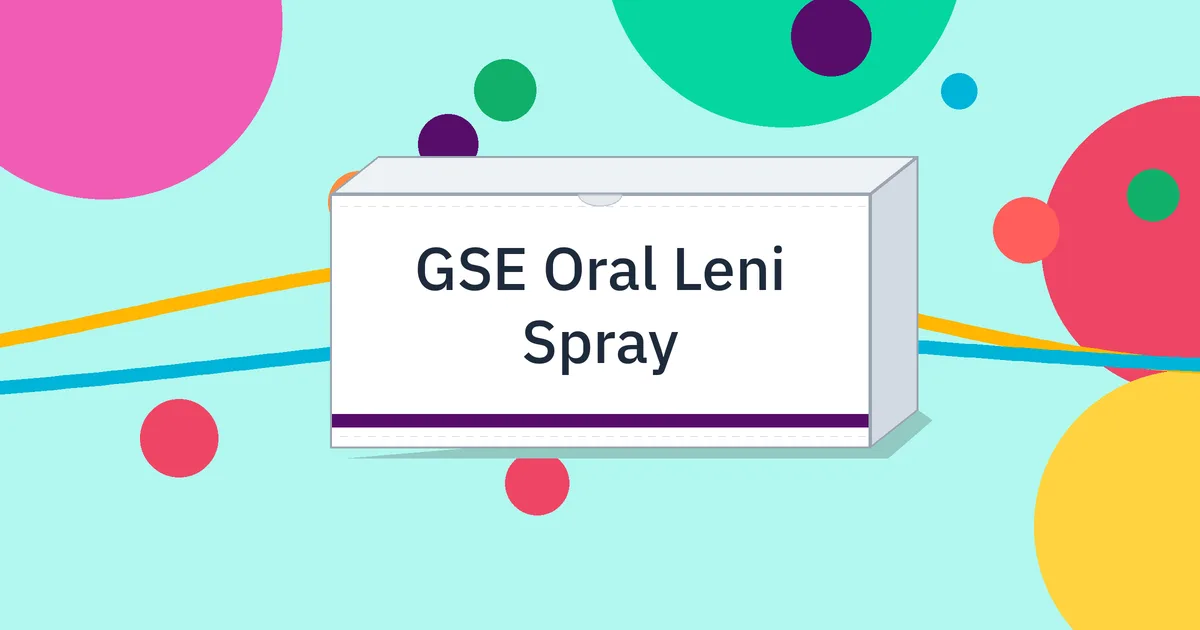 Symbolbild: Packung mit der Aufschrift GSE Oral Leni Spray (PZN 20005583) – Verfügbarkeit und Bezug in Apotheken in Frankfurt am Main