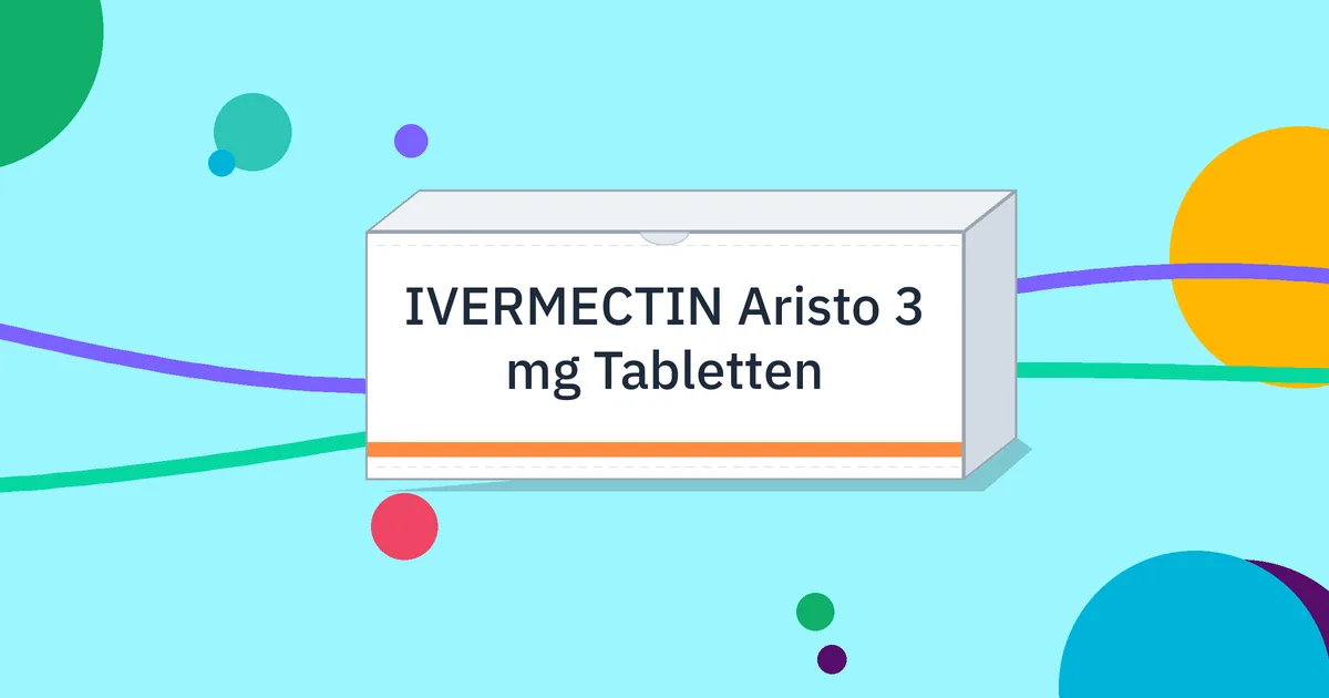 Symbolbild: Packung mit der Aufschrift IVERMECTIN Aristo 3 mg Tabletten (PZN 19943603) – Verfügbarkeit und Bezug in Apotheken in Frankfurt am Main