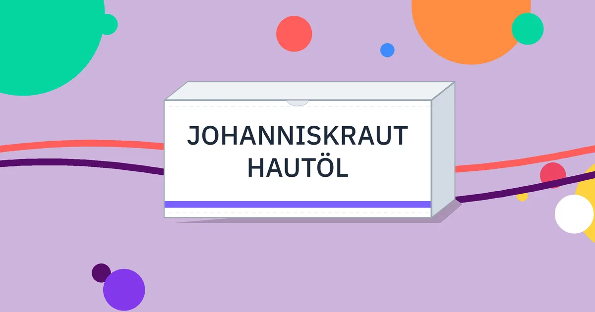 Symbolbild: Packung mit der Aufschrift JOHANNISKRAUT HAUTÖL (PZN 07404597) – Verfügbarkeit und Bezug in Apotheken in Frankfurt am Main