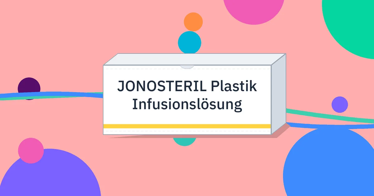 Symbolbild: Packung mit der Aufschrift JONOSTERIL Plastik Infusionslösung (PZN 04976850) – Verfügbarkeit und Bezug in Apotheken in Frankfurt am Main