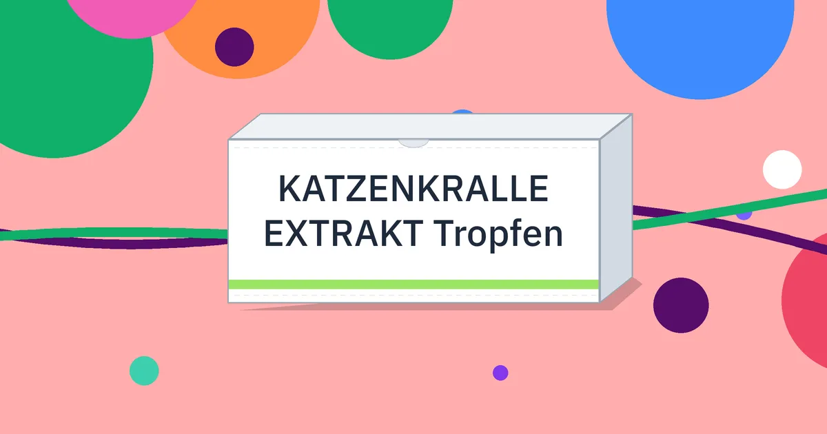 Symbolbild: Packung mit der Aufschrift KATZENKRALLE EXTRAKT Tropfen (PZN 20211383) – Verfügbarkeit und Bezug in Apotheken in Frankfurt am Main