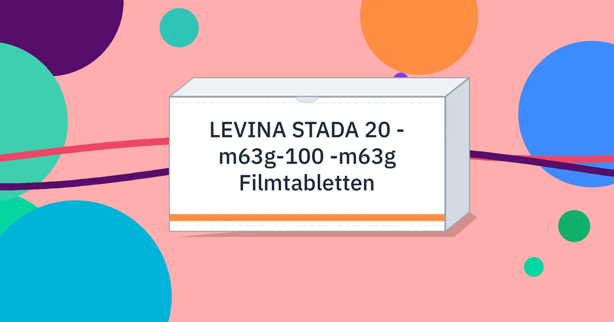 Symbolbild: Packung mit der Aufschrift LEVINA STADA 20 -m63g-100 -m63g Filmtabletten (PZN 09335334) – Verfügbarkeit und Bezug in Apotheken in Frankfurt am Main