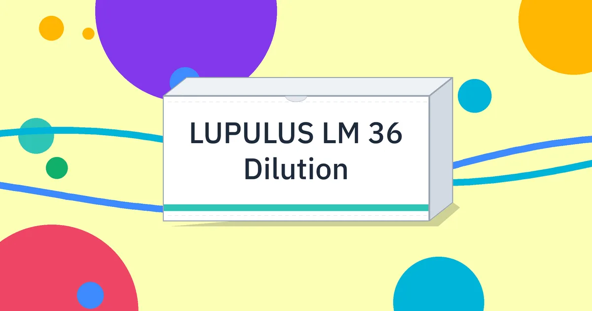 Symbolbild: Packung mit der Aufschrift LUPULUS LM 36 Dilution (PZN 12934570) – Verfügbarkeit und Bezug in Apotheken in Frankfurt am Main