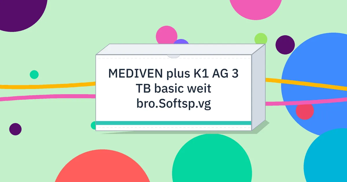 Symbolbild: Packung mit der Aufschrift MEDIVEN plus K1 AG 3 TB basic weit bro.Softsp.vg (PZN 15059306) – Verfügbarkeit und Bezug in Apotheken in Frankfurt am Main